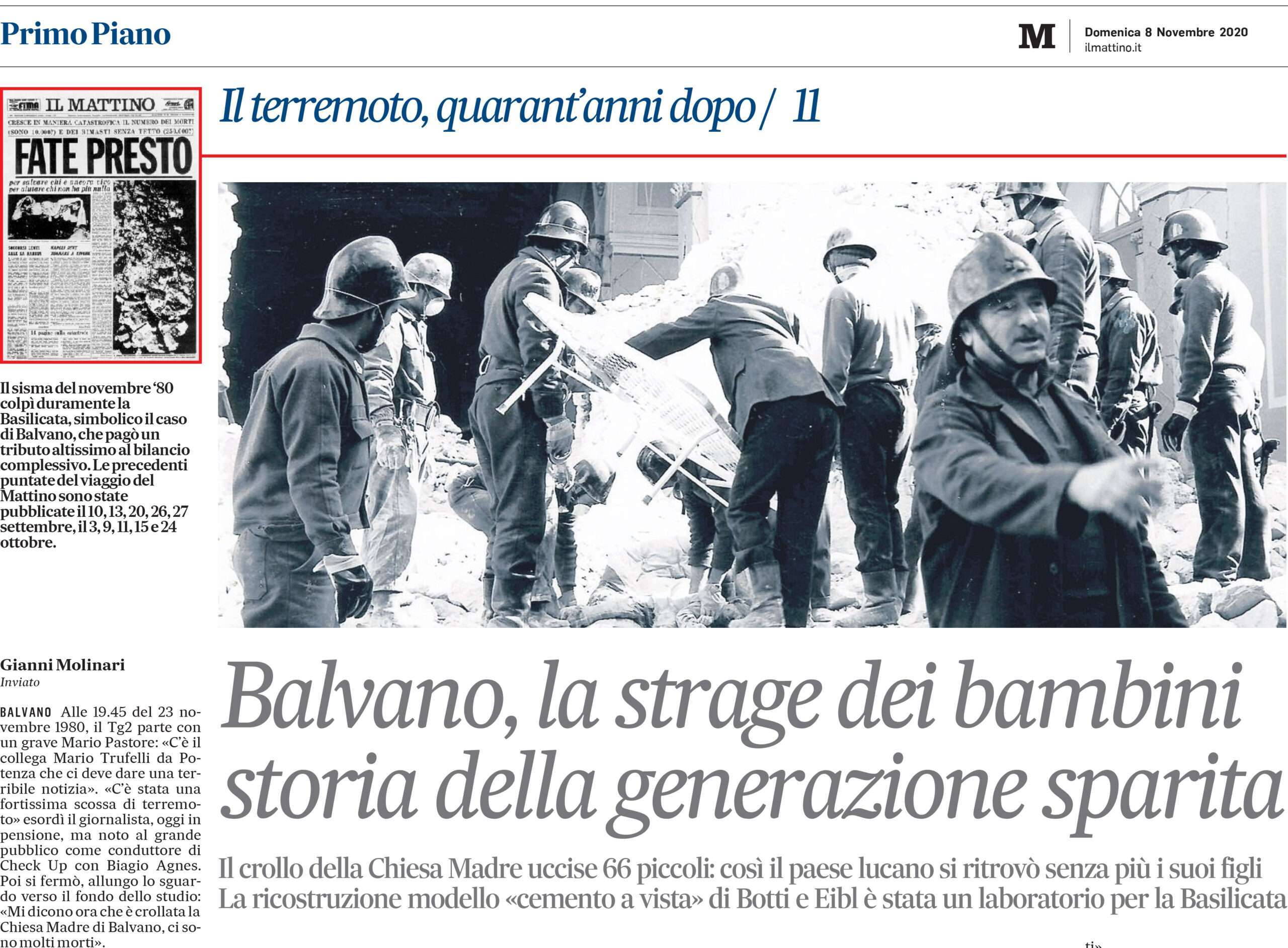 Balvano, la strage dei bambini storia della generazione sparita